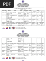 Action Plan in Kindergarten Program | PDF | Teachers | Learning