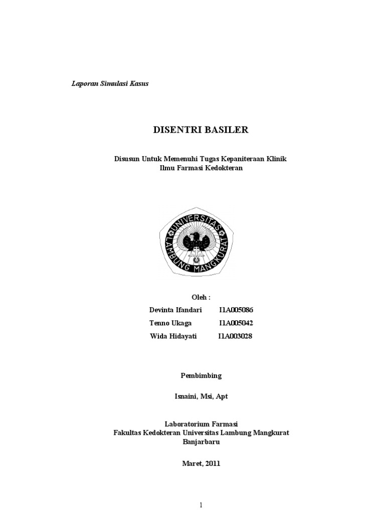 Disentri Basiler | PDF