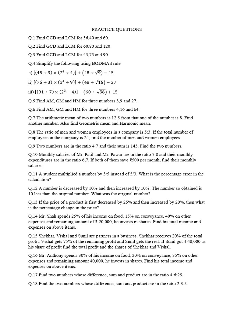 Fybms QB | PDF | Speed | Mathematics