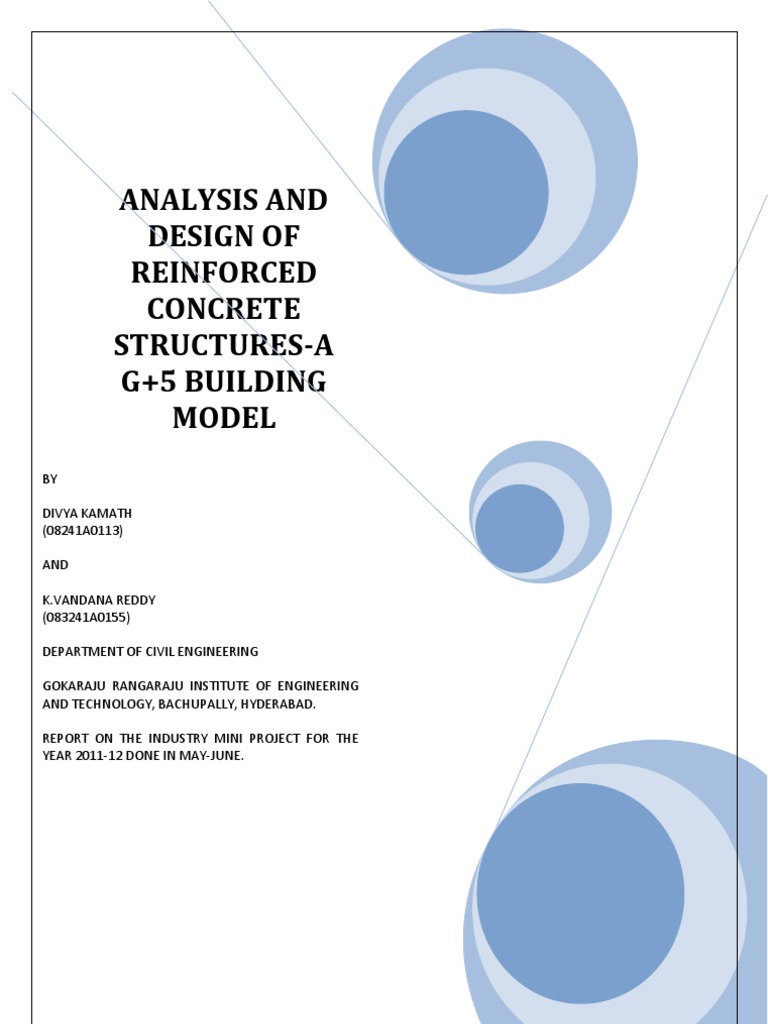 Civil Mini Project DivyaKamath | PDF | Strength Of Materials | Beam ...