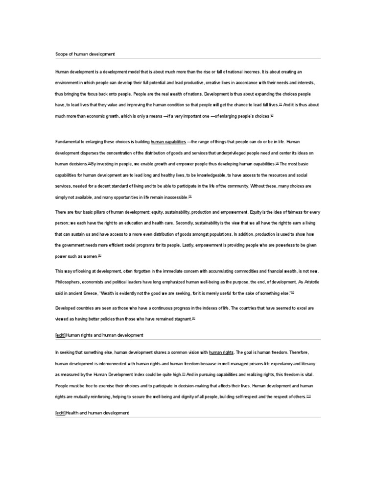 Scope of Human Development | PDF | Human Development (Humanity) | Eucharist