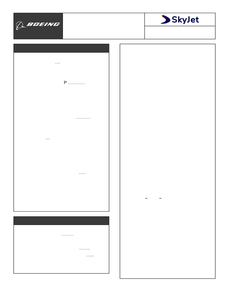 Boeing 777 Normal Checklist Guide | PDF | Aviation | Aviation Safety