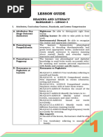 Letrang Aa Lesson Plan | PDF