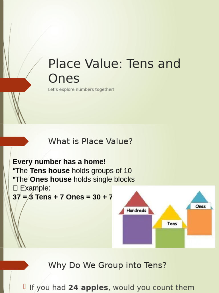 Understanding Place Value: Tens and Ones | PDF