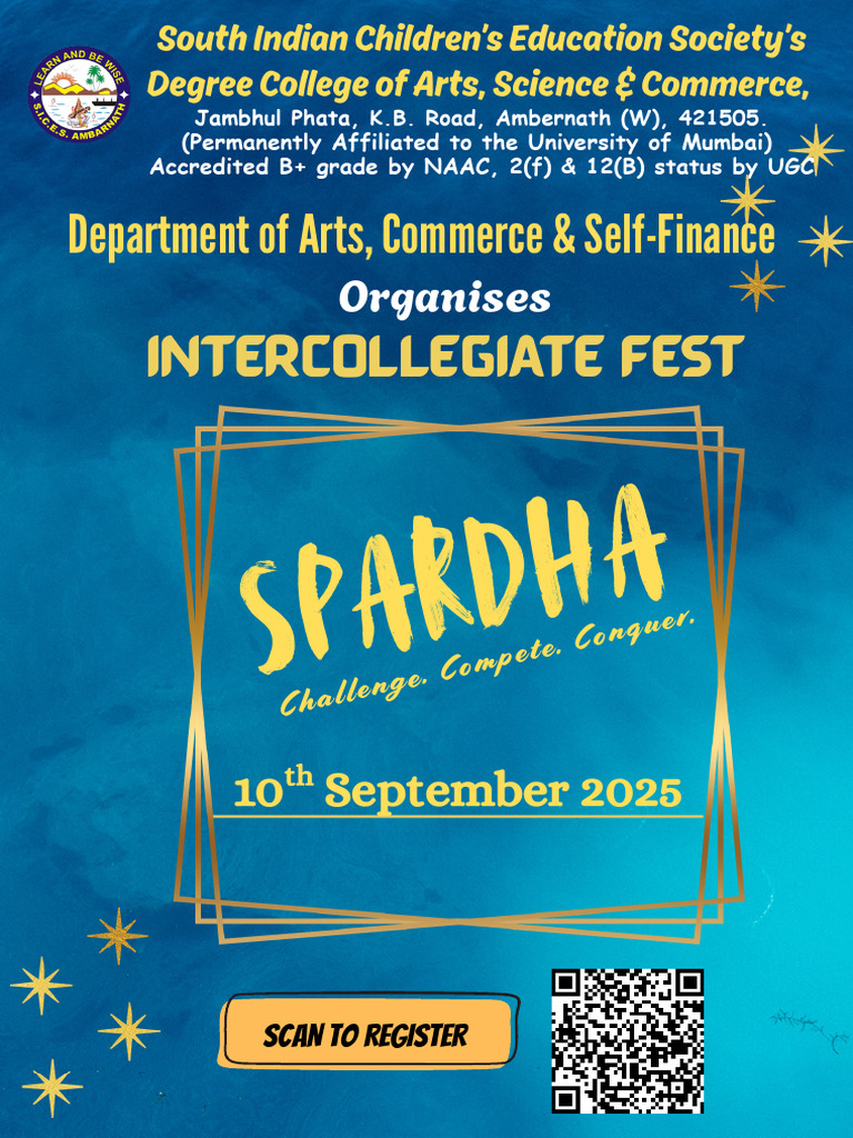Spardha-SICES Degree College | PDF