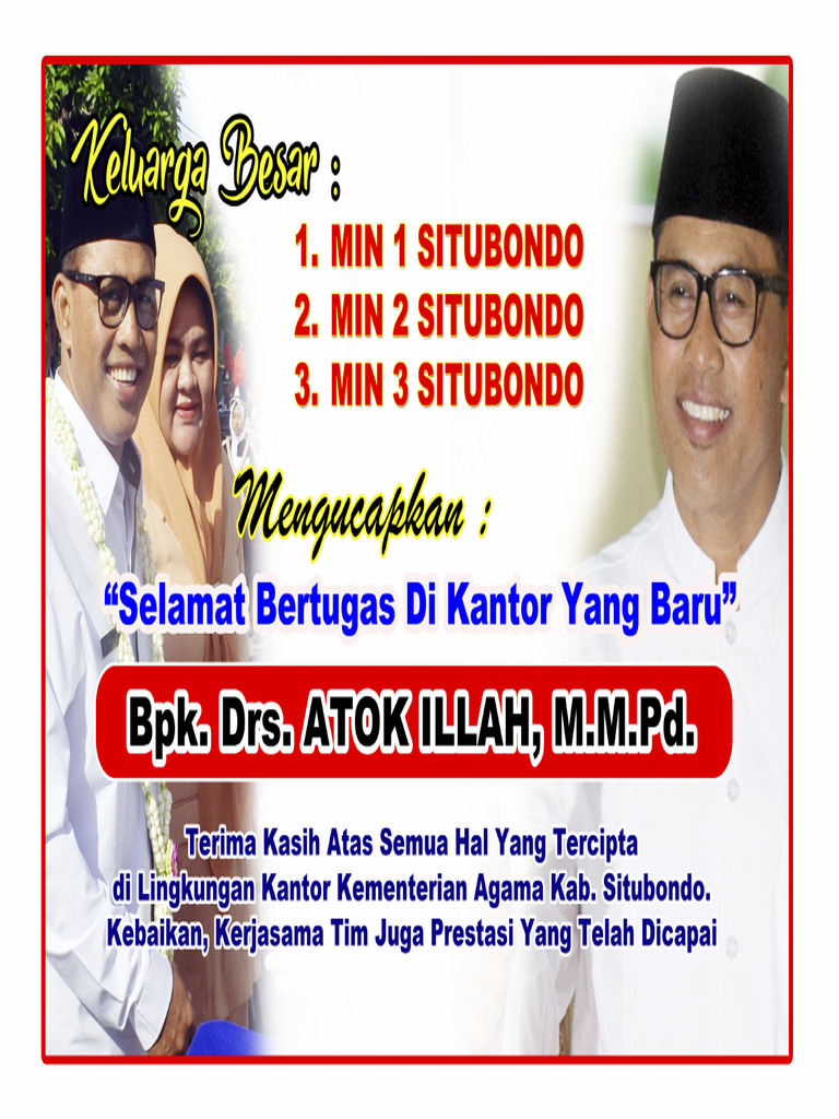 Ucapan Pak Atok | PDF