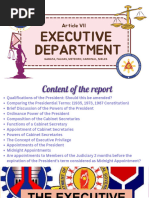 Philippines Executive Branch Overview | PDF | President Of The ...