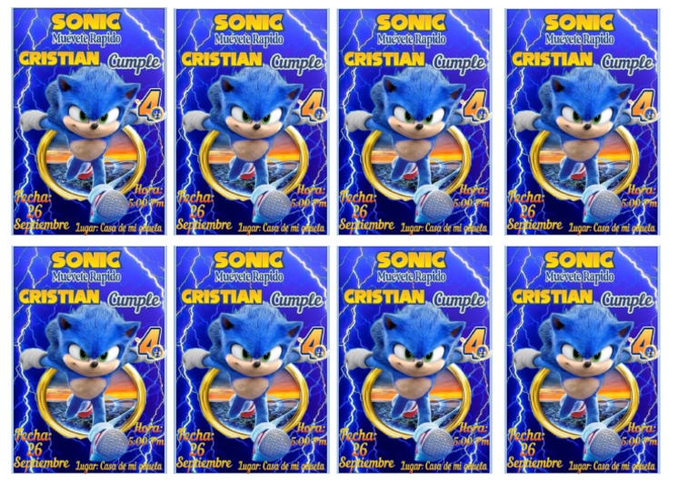 Tarjeta Sonic | PDF