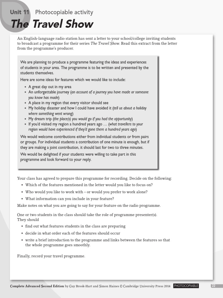 Project Travelling Experiences | PDF