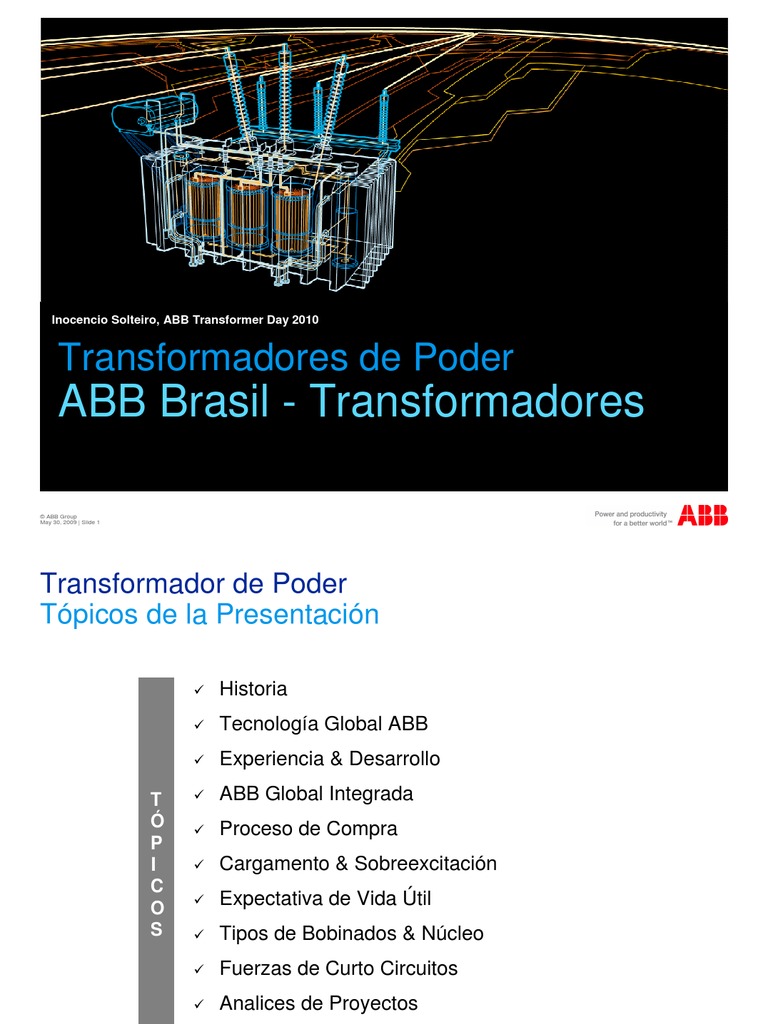 Transform Adores de Poder ABB Brasil-Transformadores | PDF ...
