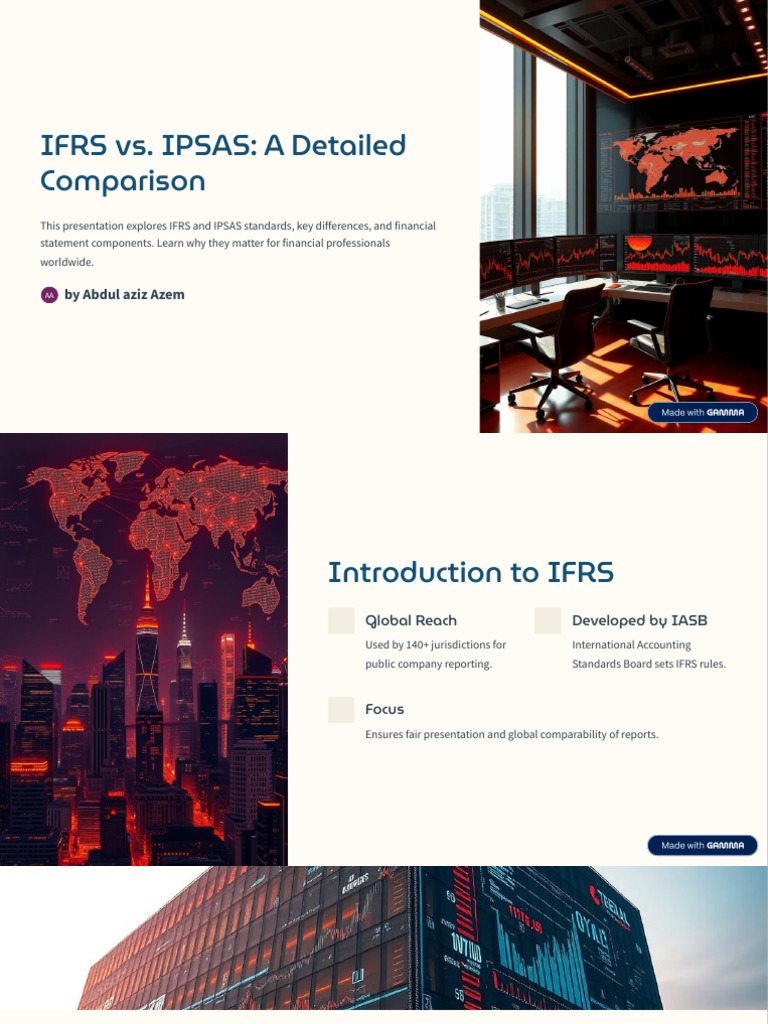 IFRS vs IPSAS: Key Differences Explained | PDF | International ...