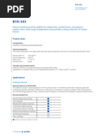 TDS Byk-348 en | PDF | Silicone | Wetting