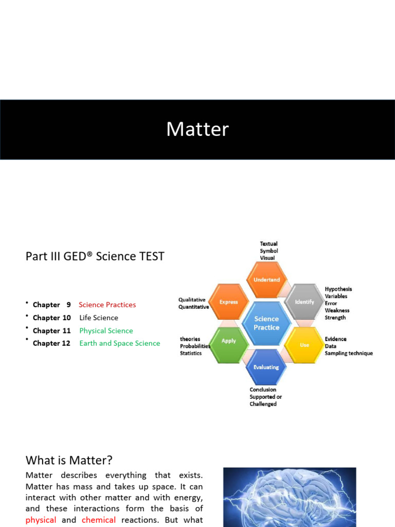 Understanding Matter in Science | PDF | Chemical Reactions | Atoms