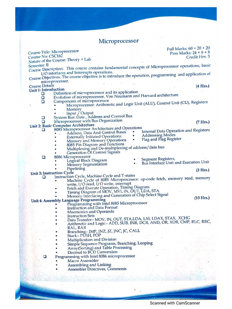 Microprocessor Book PDF | PDF