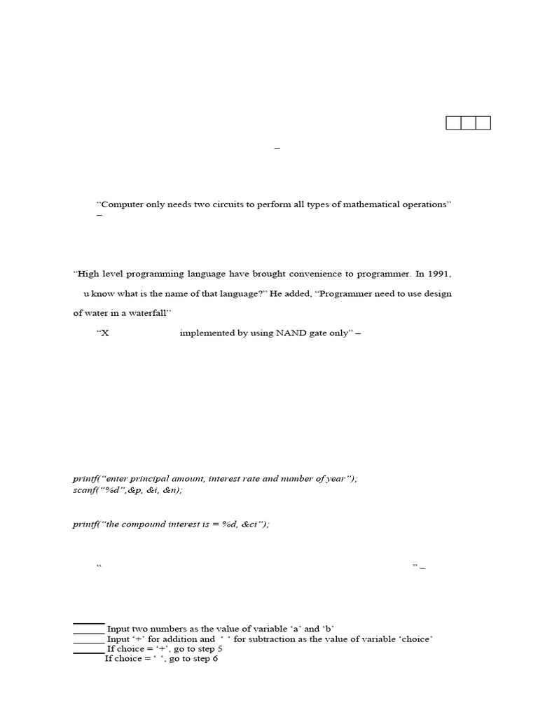 Half Yearly CQ 2023 (AutoRecovered) | PDF | Computer Programming | Triangle