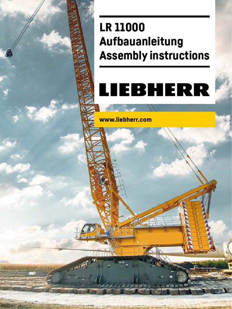 Instruction Sheet - Liebherr LR 11000 | PDF