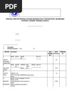 New India Shopkeepers Insurance Proposal Form | PDF | Insurance | Business