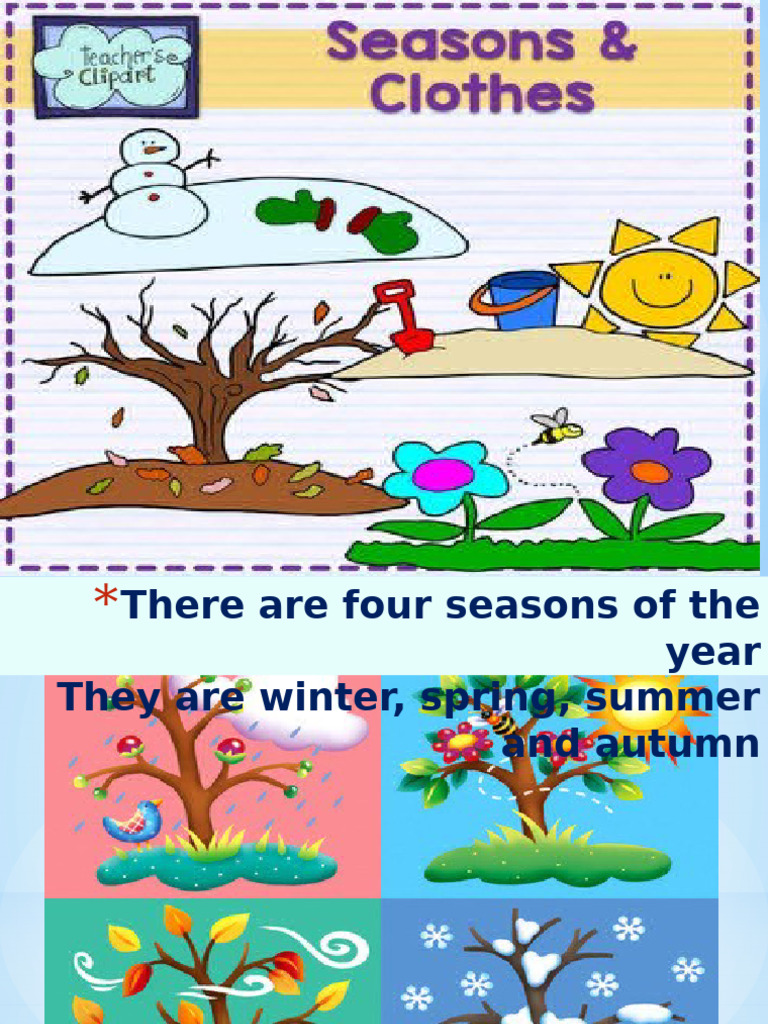 Seasons and Clothes | PDF