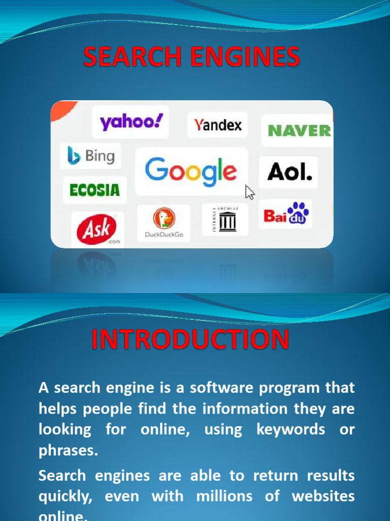 Search Engines | PDF