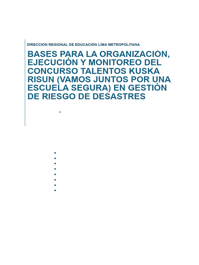 Bases Concurso Kuska Risun 2025 | PDF | Aprendizaje | Creatividad