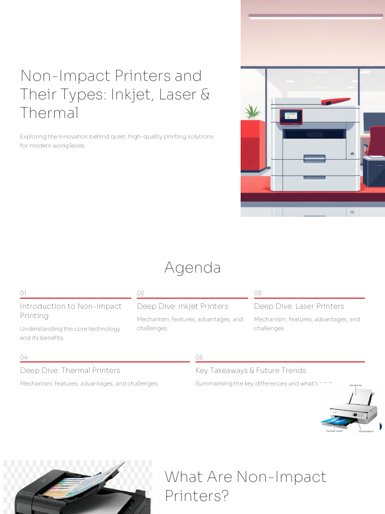 Non-Impact Printers: Types & Benefits | PDF | Printer (Computing ...