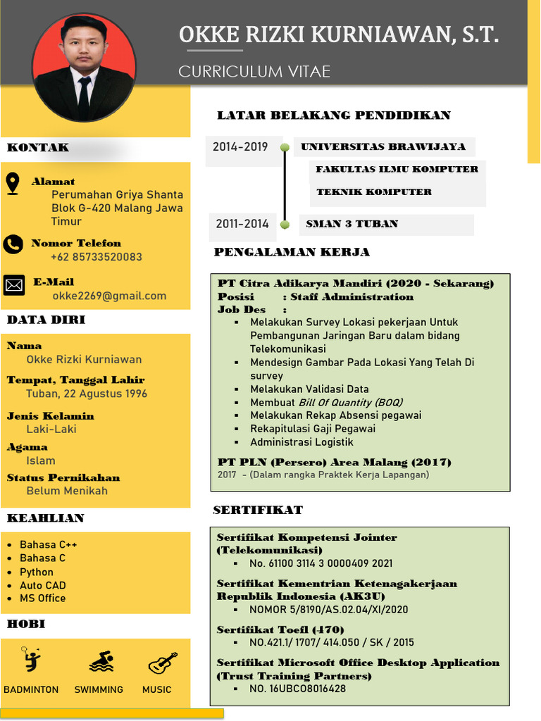 CV Okke Rizki Kurniawan, S.T. | PDF