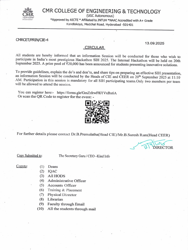 Hackathon Sih 2025 | PDF