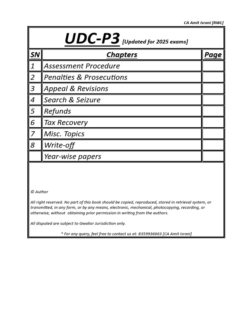 UDC P3 2025 Unlocked 2 | PDF | Taxes | Interest