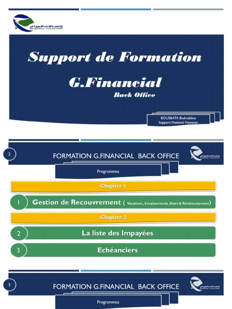 G.Financial Back Office Training | PDF