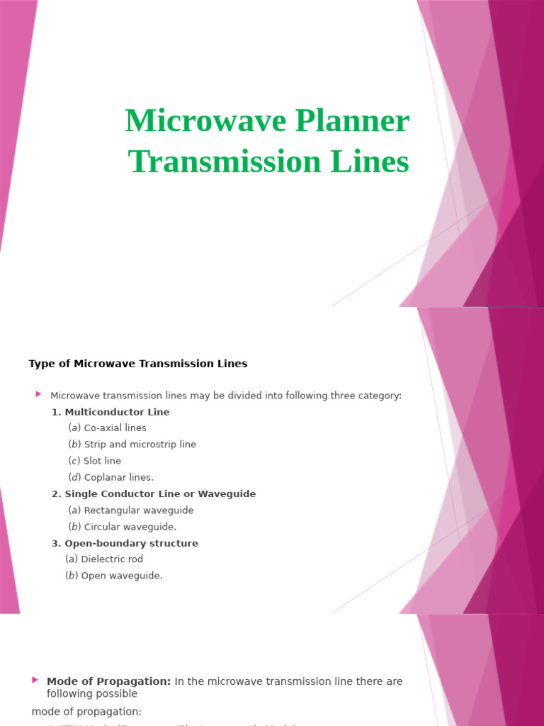 2.microwave Transmission Lines | PDF | Transmission Line | Electronics
