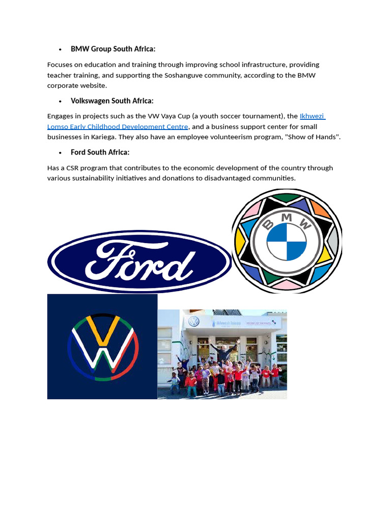 BMW Group South Africa | PDF