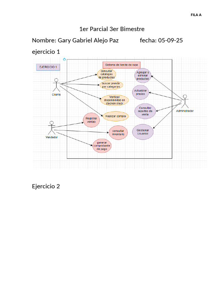 Examen Diagrama | PDF