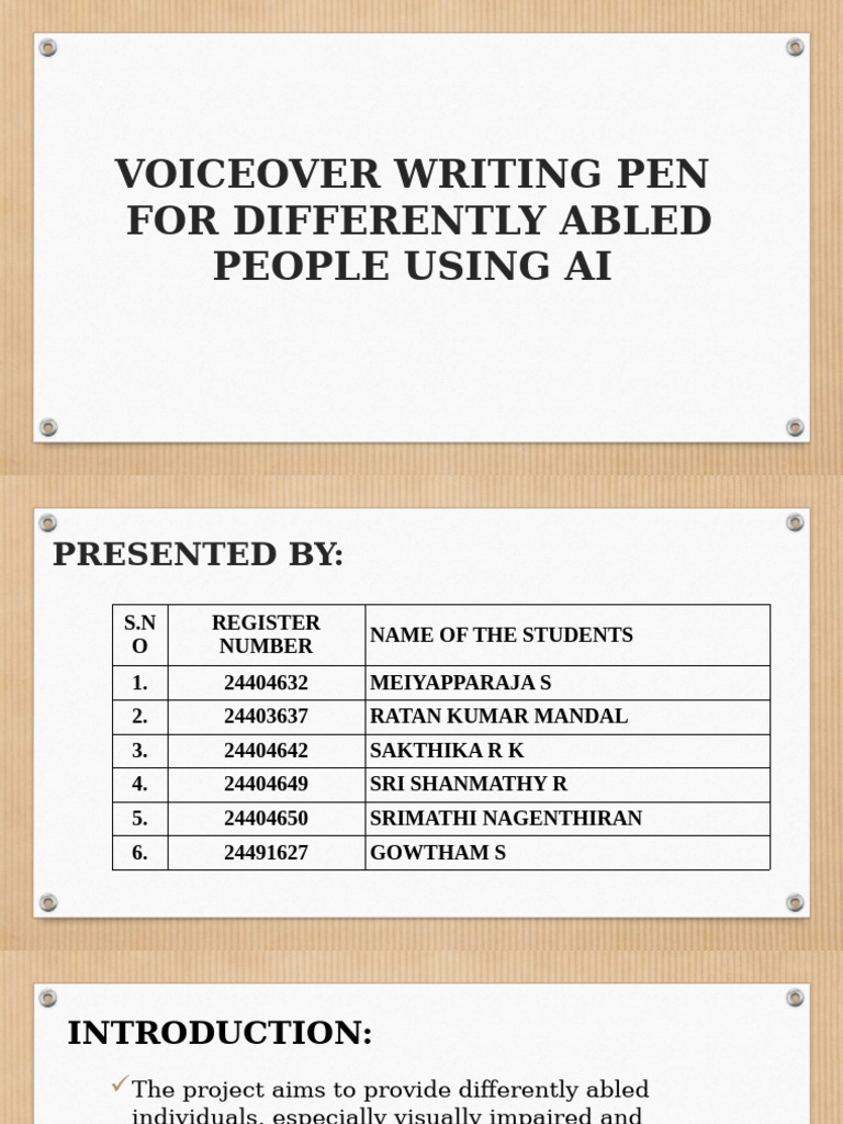 Voice-Controlled Writing Pen for Disabilities | PDF | Arduino | Speech ...