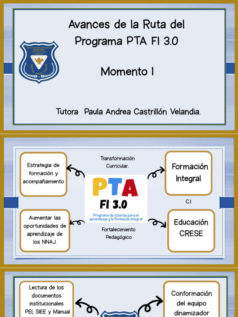 Avances Del PTA FI | PDF