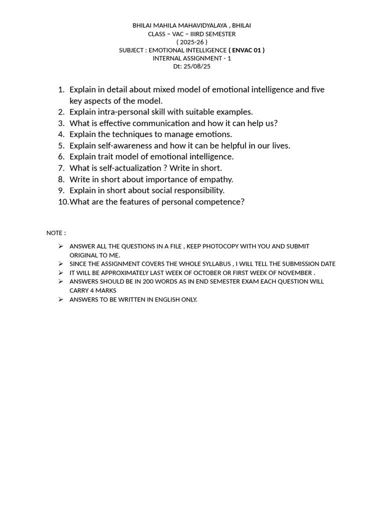 Vac Assignment | PDF