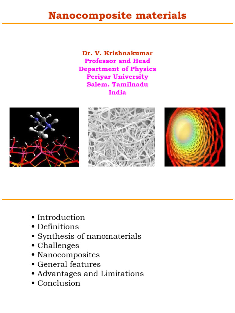 Nanocomposite S | PDF | Nanocomposite | Nanoparticle