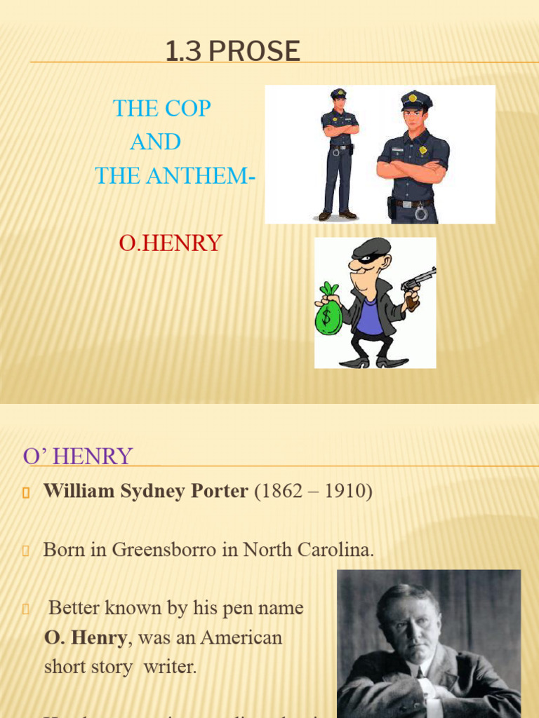 The Cop and The Anthem Edit | PDF | O. Henry | Chess