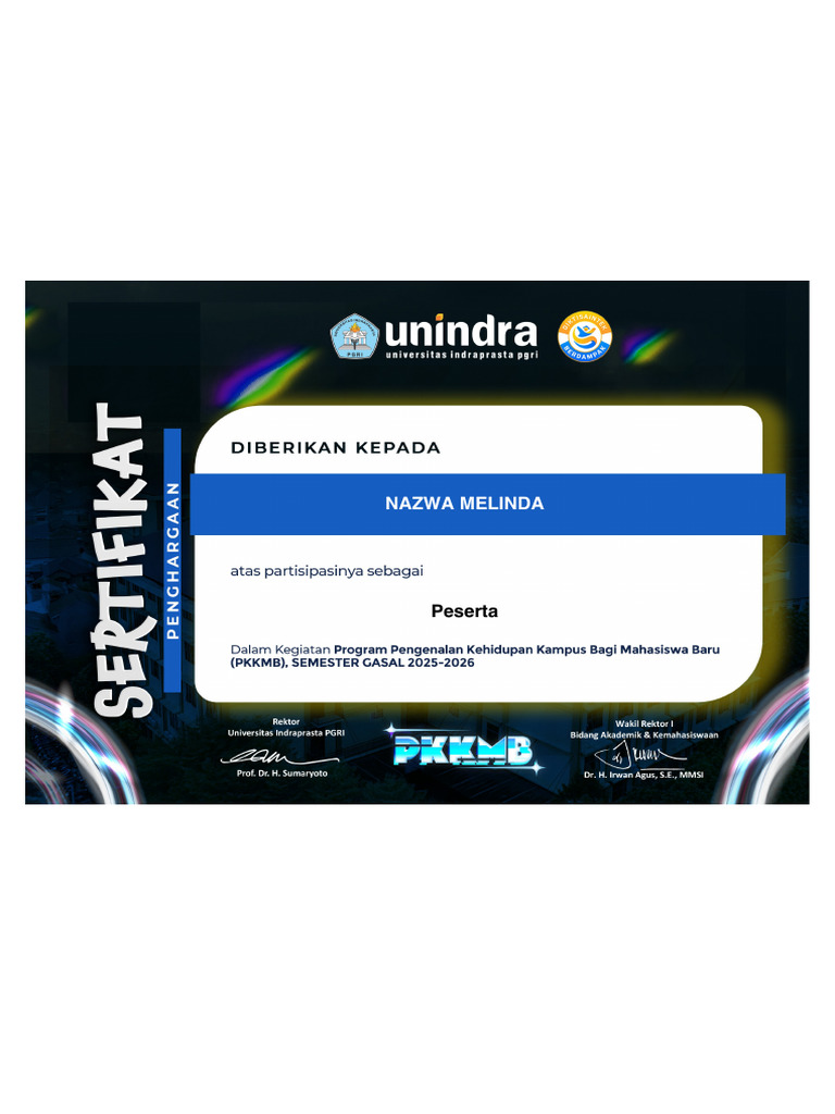 Sertifikat PPKMB | PDF