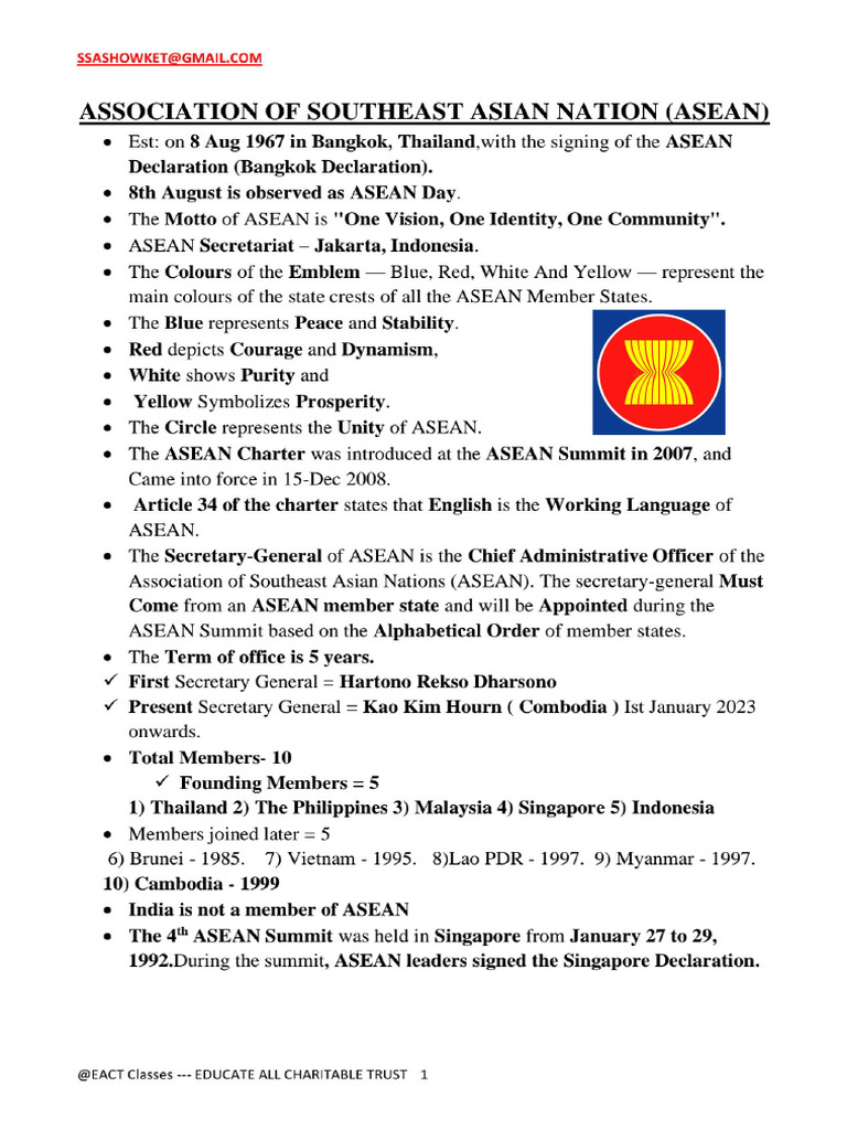 Asean JKP Constable 1 | PDF