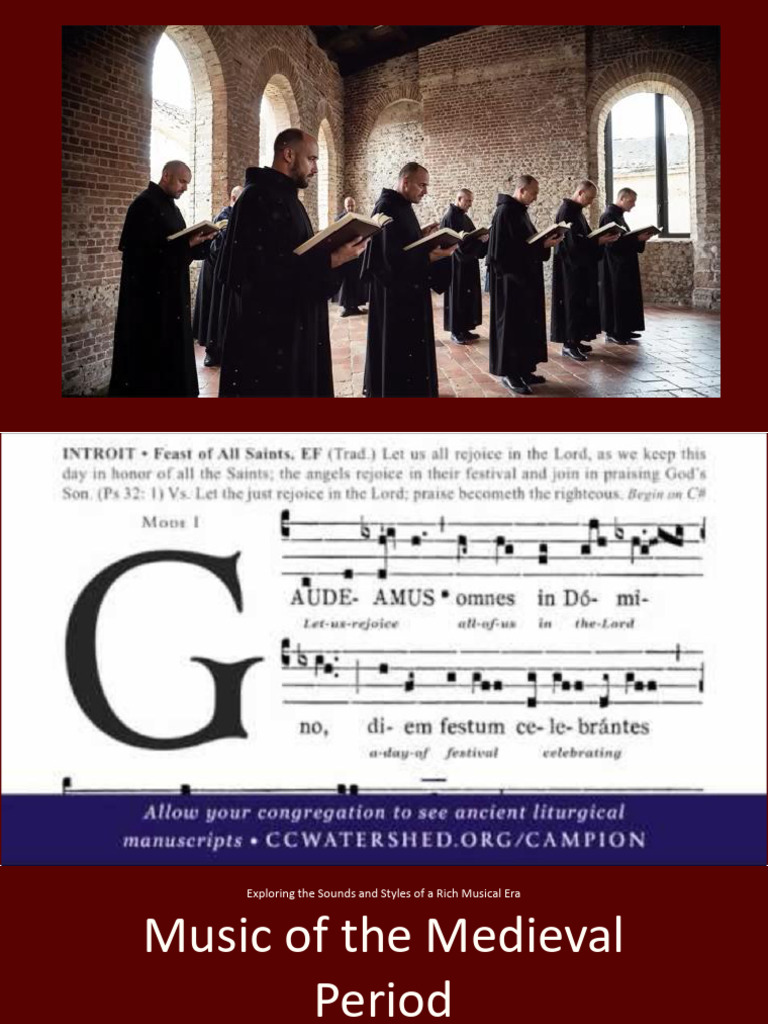 Music of The Medieval Period | PDF | Gregorian Chant | Mode (Music)