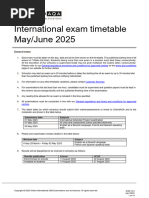 A Level Timetable Summer 2025 v2 | PDF | Qualifications | Science