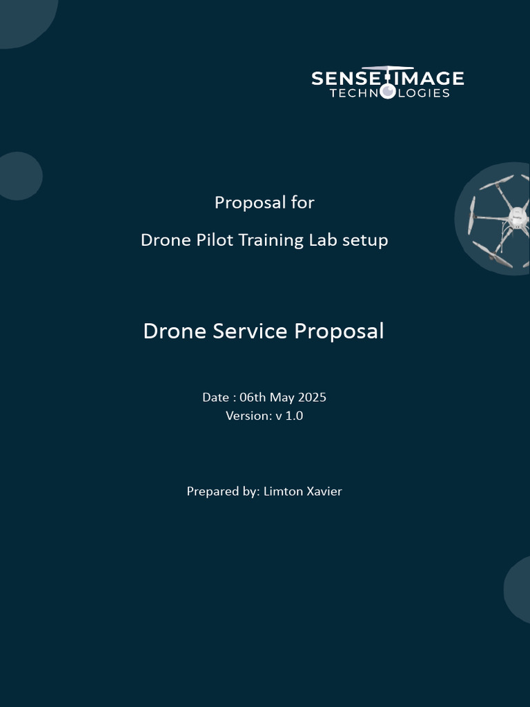 Drone Pilot Training Lab Proposal | PDF | Unmanned Aerial Vehicle | Air ...