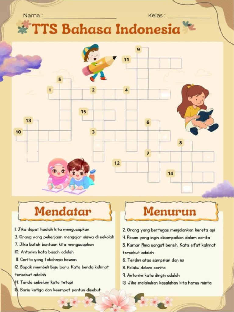 Soal Tts Bhs Indo | PDF