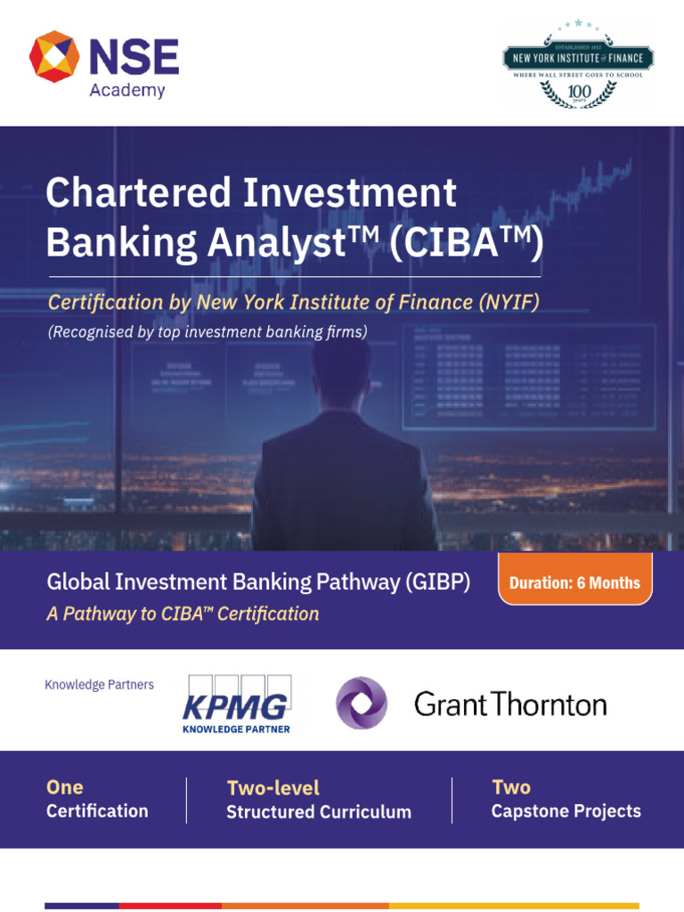 Brochure CIBA 081124 | PDF | Service Industries | Investing