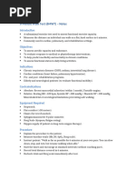 2 Minute Walk Test Instructions | PDF