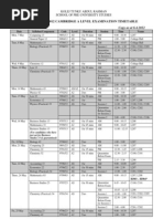 LSE 2010 Provisional Exam Timetable | PDF | Academic Discipline ...