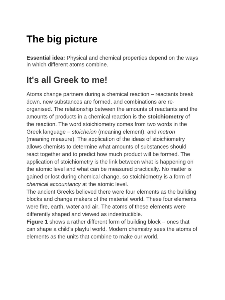 Understanding Stoichiometry and States of Matter | PDF | Mole (Unit ...