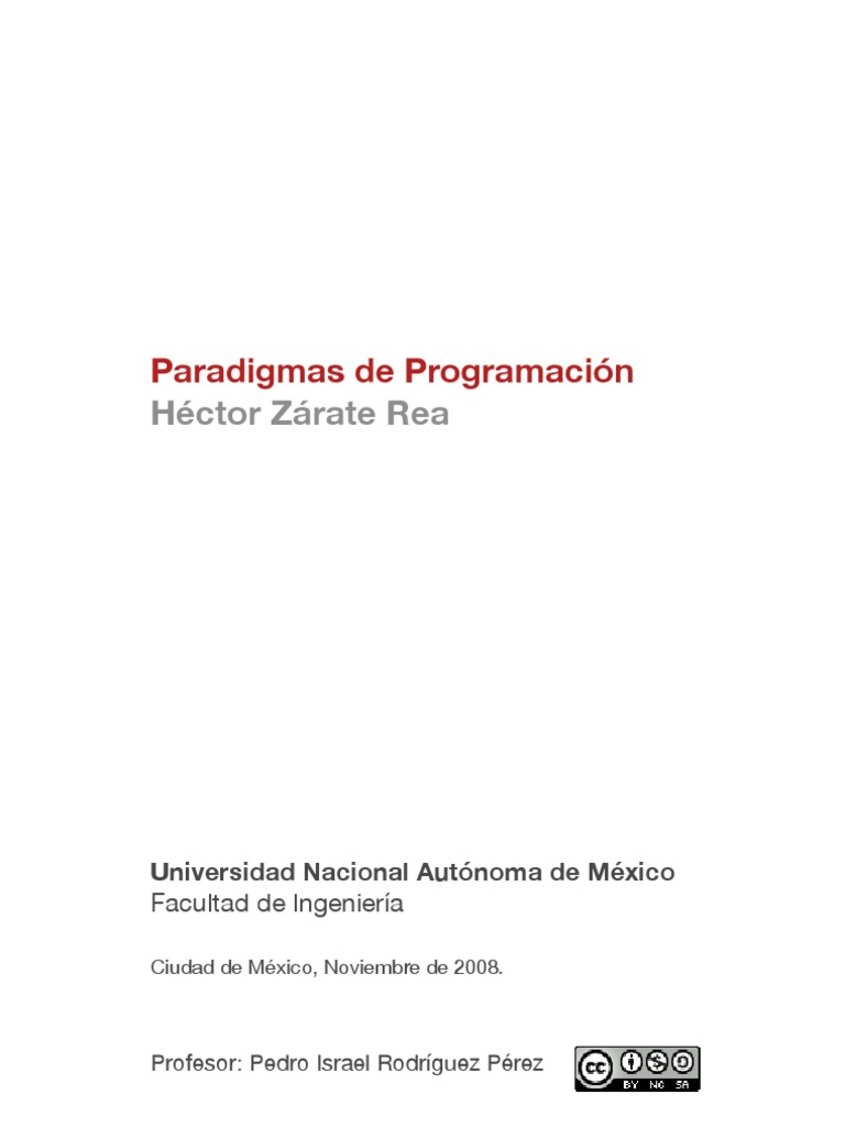 Paradigmas de Programación | PDF | Lenguaje de programación | Objeto (informática)