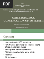 RCC Frame Structure and Plinth Beams | PDF | Column | Beam (Structure)