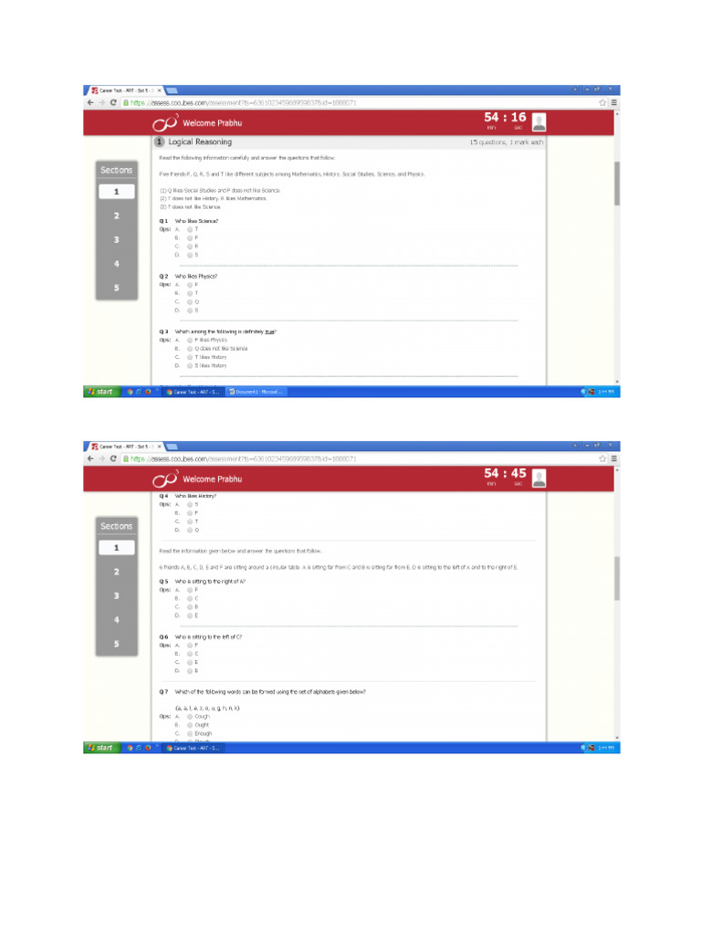 Capgemini - Reasoning - 3 | PDF